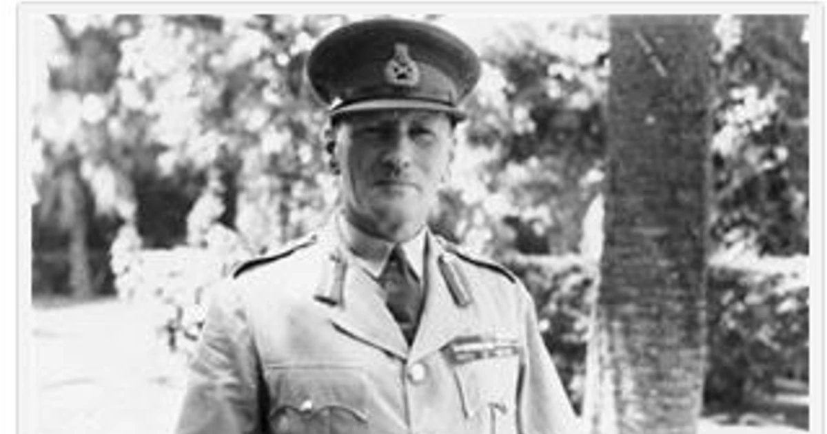 British Field Marshal Claude Auchinleck